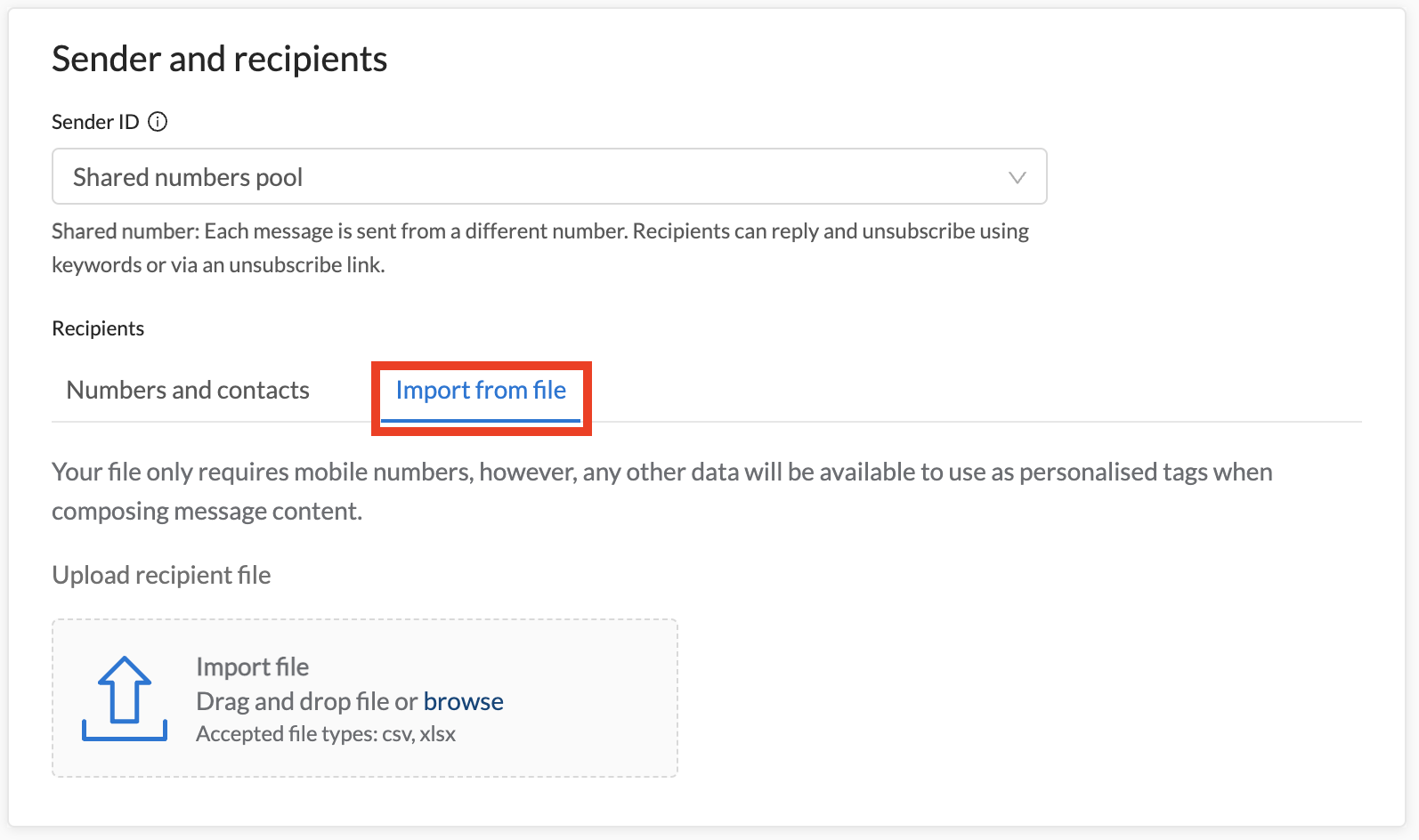 Sending Messages – mTXT